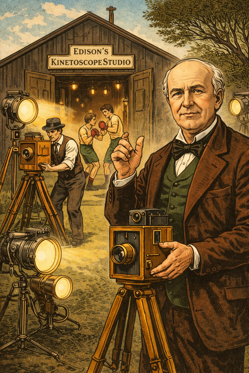 February 1st, 1893 - Thomas Edison Opens the First Movie Studio – Faces ...