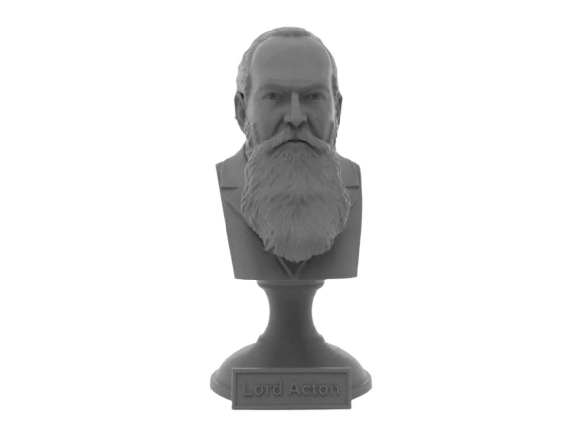 John Dalberg-Acton (Lord Acton), 5-inch Bust on Pedestal, Gray – Faces ...