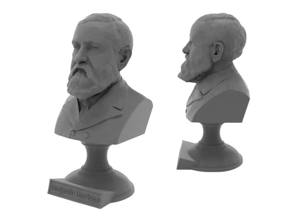 Benjamin Harrison Pedestal Bust – Faces Of History